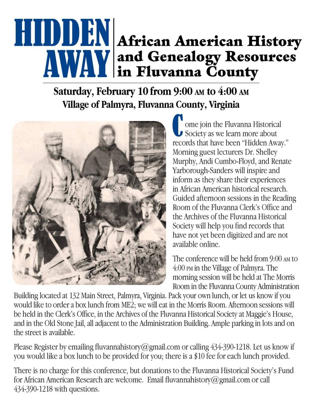 Hidden Away - African American History and Genealogy Resources in ...