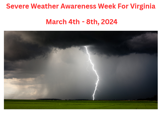 Severe Weather Awareness Week March 4th - 8th, 2024 | Fluvanna County ...